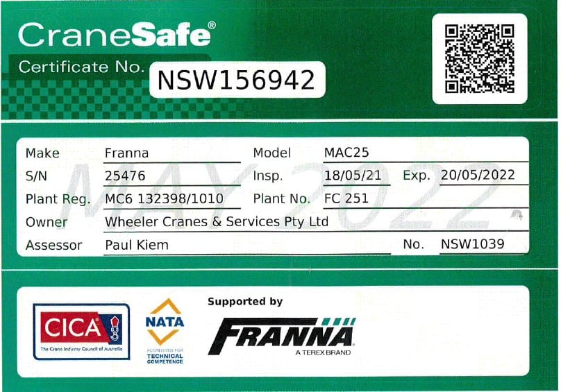 Franna Cranes | Newcastle, Maitland, Hunter & Great Lakes